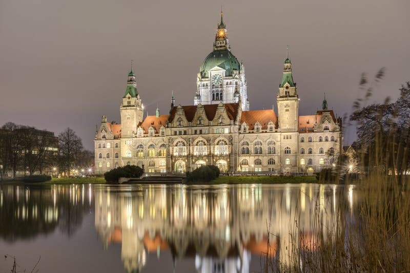 New Town Hall in Hanover stock image. Image of europe - 51945619