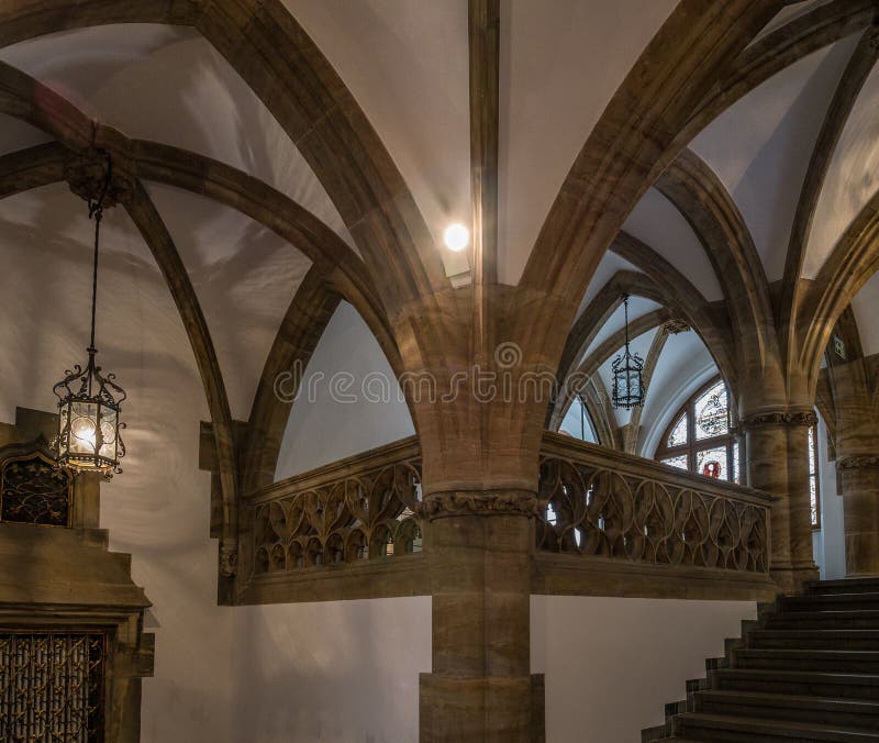 The New Town Hall Inside in City Munich, Germany Editorial Photography ...
