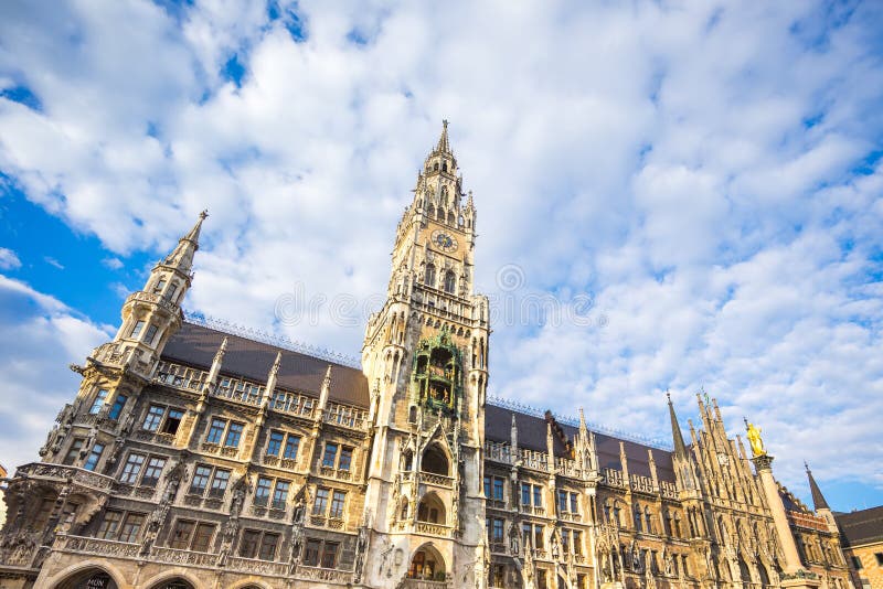 The New Town Hall in Munich, Germany Stock Photo - Image of bavaria ...