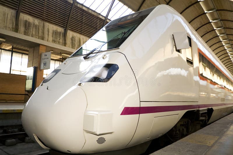 New Train stock photo. Image of precision, commuting, perspective - 2482868