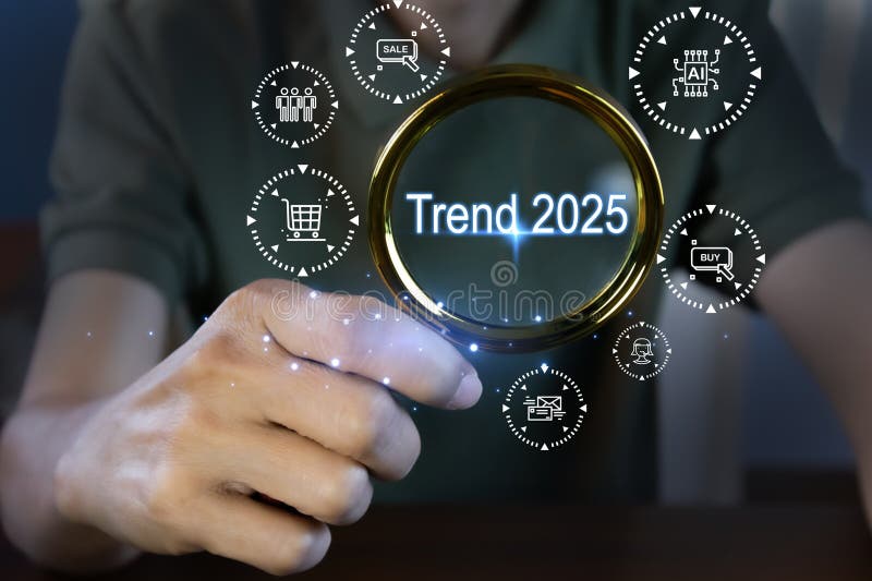 New Trends Search Concept,Trends 2025 Stock Photo - Image of growth ...