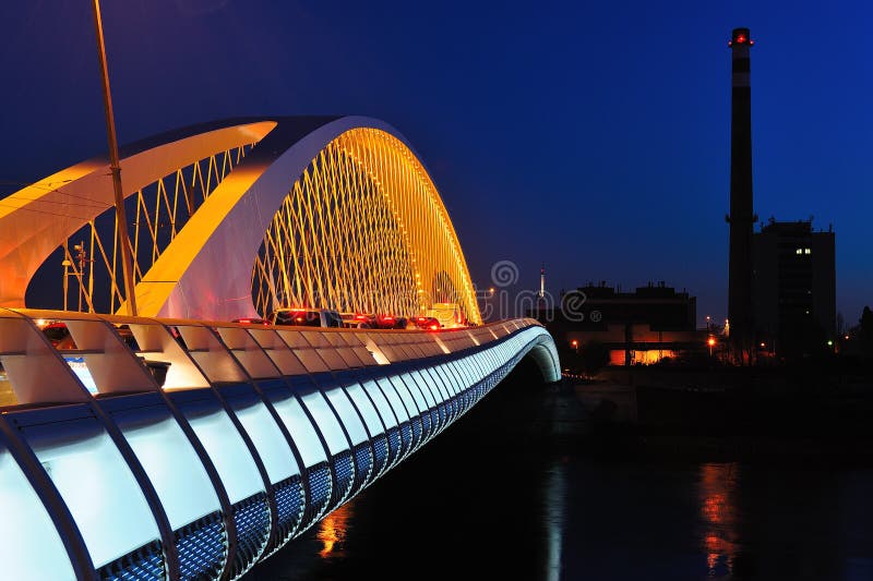 New Troja bridge. stock photo. Image of monument, vltava - 47605620