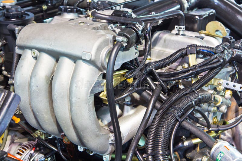 New truck engine stock image. Image of auto, concept - 43496683