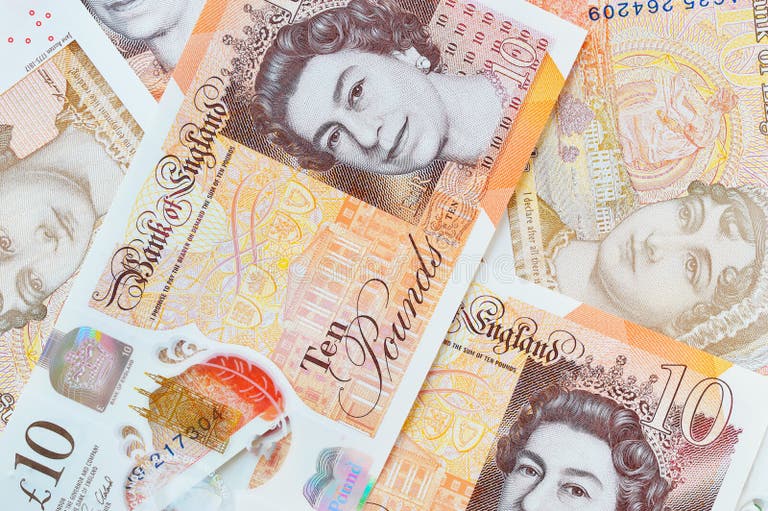 New UK Ten Pound Notes editorial photo. Image of polymer - 100648891