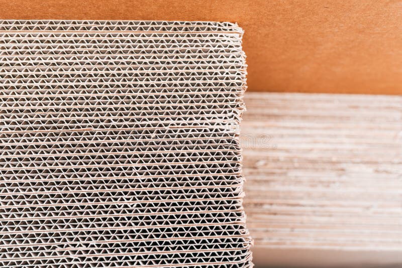 New Unused Cardboard Boxes Made from Recycled Material Stock Image ...