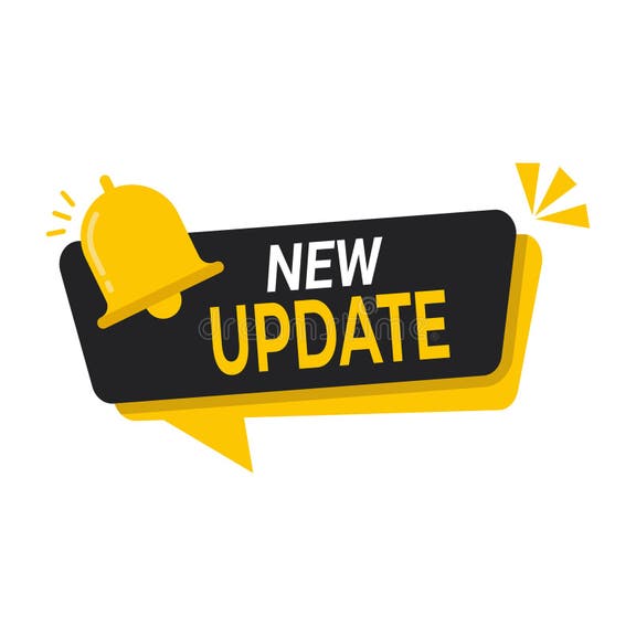 New Update Badge or Icon for Advertisement Stock Vector - Illustration ...