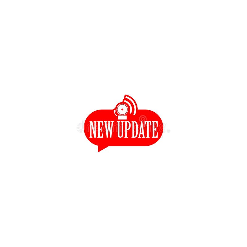 New Update with Bell Label. New Update Speech Bubble Icon Stock Vector ... New Update with Bell Label. New Update Speech Bubble Icon Stock Vector ...