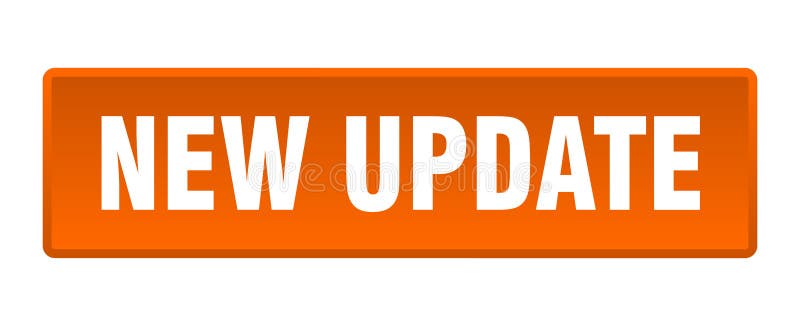 New Update Button. New Update Square Isolated Push Button. Stock Vector ...