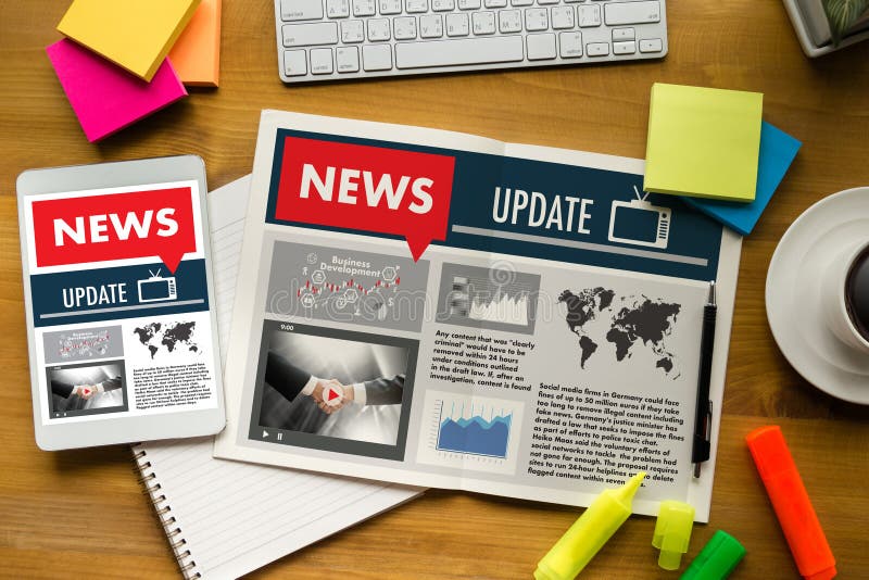 NEW Update Headline Media Live Broadcast Media Talking Communication ...