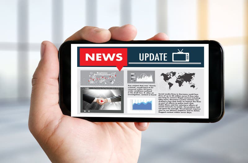 NEW Update Headline Media Live Broadcast Media Talking Communication ...