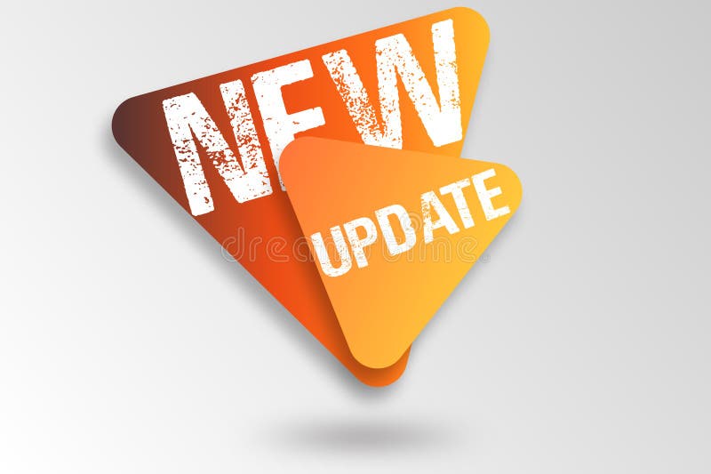 New Update Label or Sticker Concept Stock Illustration - Illustration ...