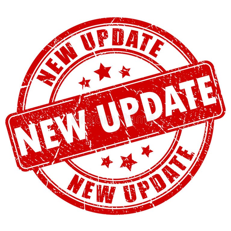 New update rubber stamp stock vector. Illustration of release - 78702689