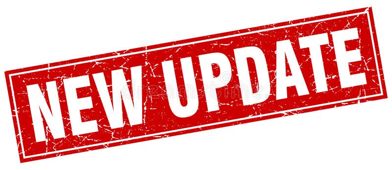 New update square stamp stock vector. Illustration of white - 95267754