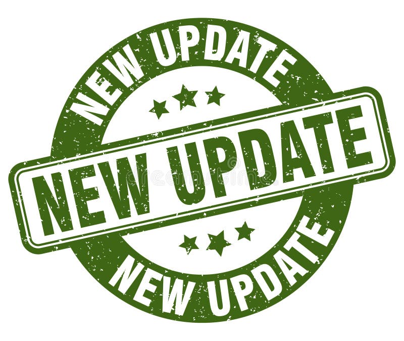New Update Stamp. New Update Label. Round Grunge Sign Stock Vector ...