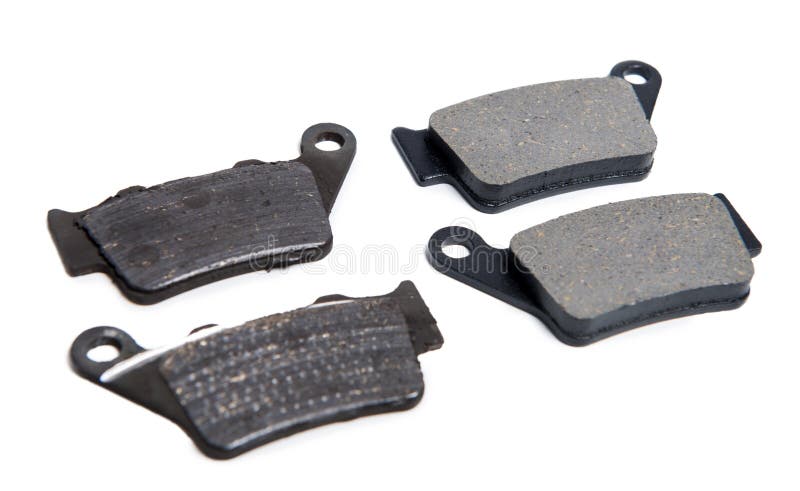 Used brake pads stock image. Image of parts, selft, protection - 16956049