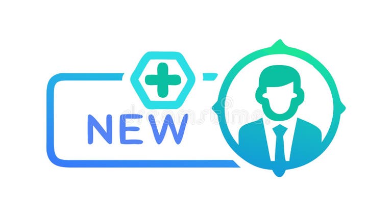 New User Added: Profile Icon with Plus Symbol, Vector Design Generative ...