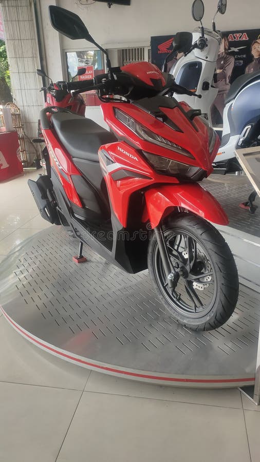 New Vario 125 cbs red editorial stock photo. Image of vario - 266625653