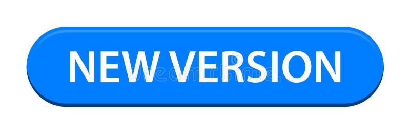 New version button stock vector. Illustration of abstract - 218153501