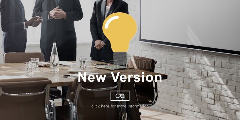 New Version Latest Modern Recent Concept Stock Image - Image of ...