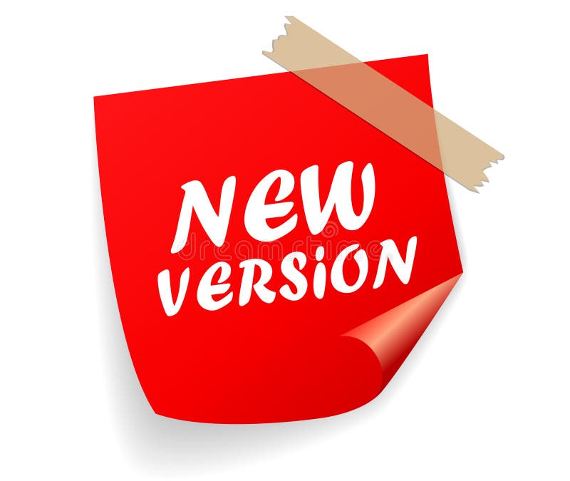 New Version Available Now Rubber Stamp Stock Vector - Illustration of ...