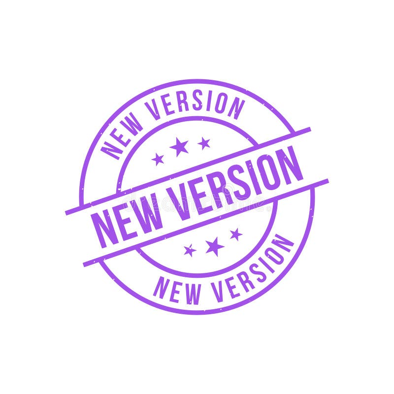 New Version Stamp, New Version Grunge Round Sign Stock Vector ...