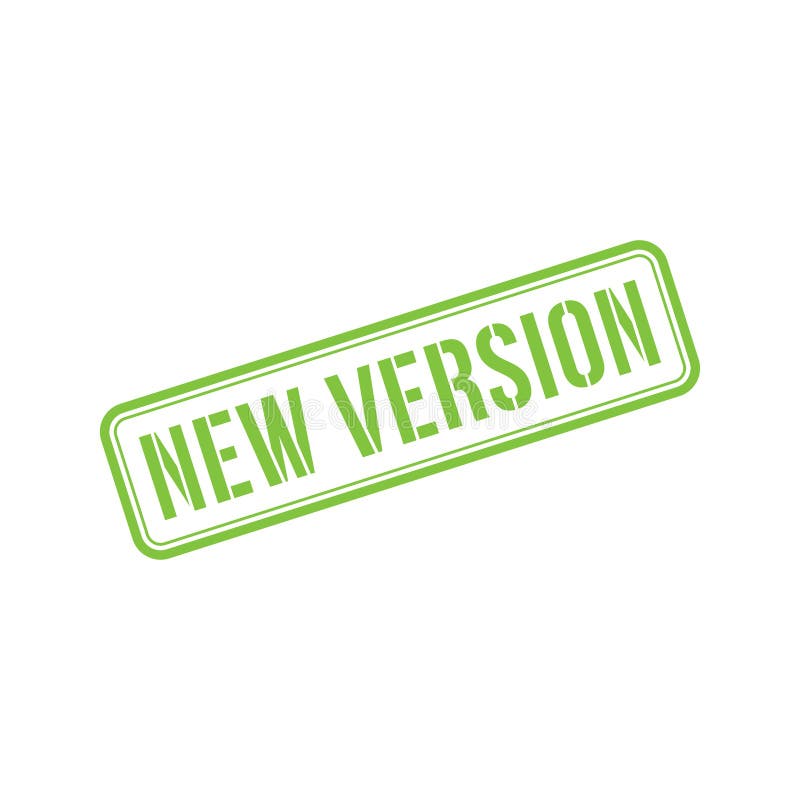 New Version Stamp, New Version Grunge Square Sign Stock Vector ...