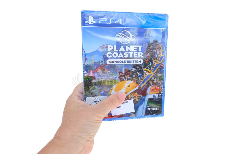 New Virtual Console Game Planet Coaster in Female Hand, Theme Park ...