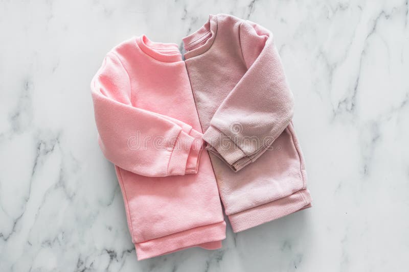 New Vs Old and Used Clothes, Identical Sweaters, Side by Side, Unused ...