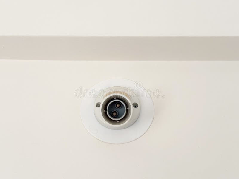 New Wall Lamp Holder Empty Socket Stock Photo - Image of space, glasses ...