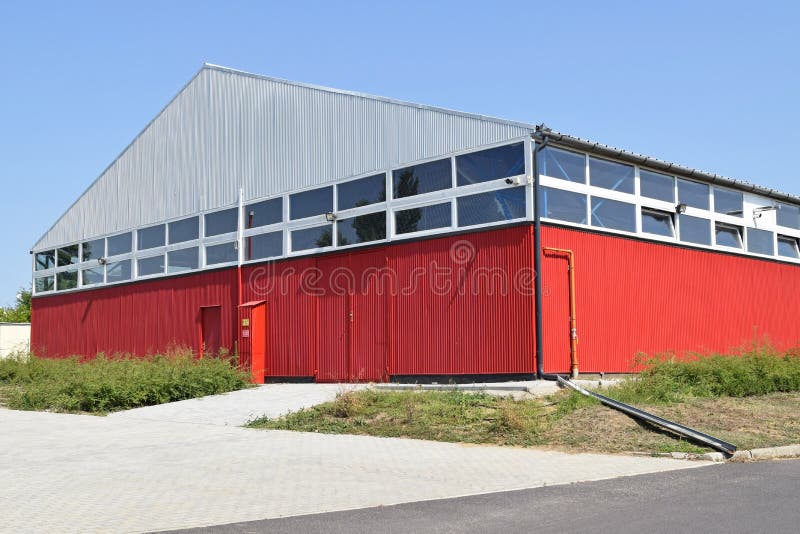 New warehouse building stock image. Image of building - 61108949