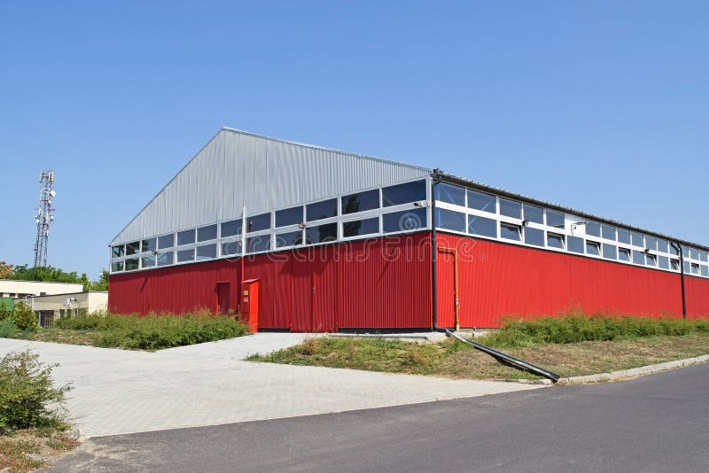 New warehouse building stock photo. Image of building - 61108968