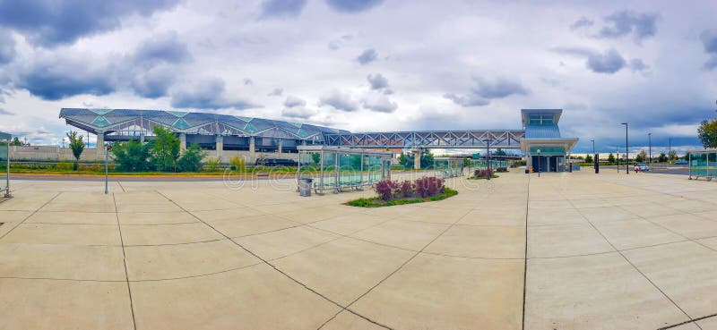 New Washington, D.C., Subway Station in Ashburn, Virginia. Open Air ...