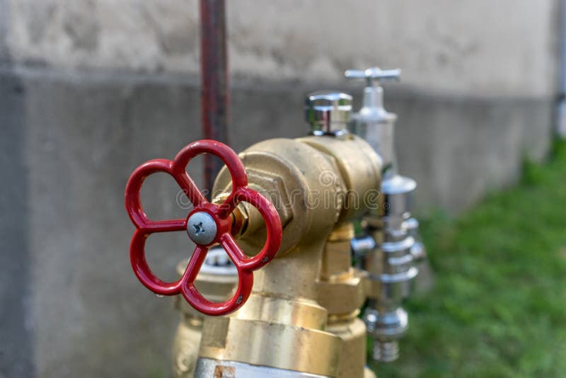 New water connection stock image. Image of engineering - 109624699