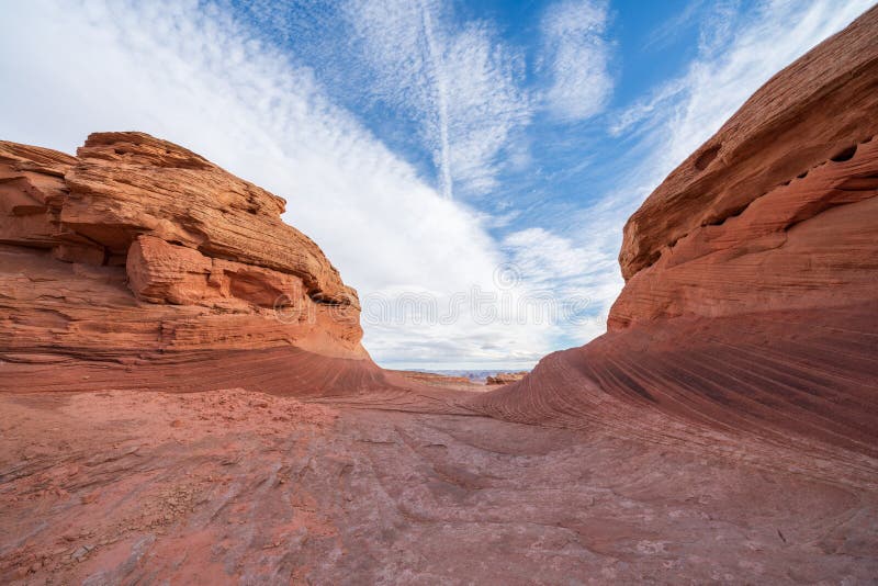 The New Wave in Page, Arizona Stock Image - Image of desert, hiking ...