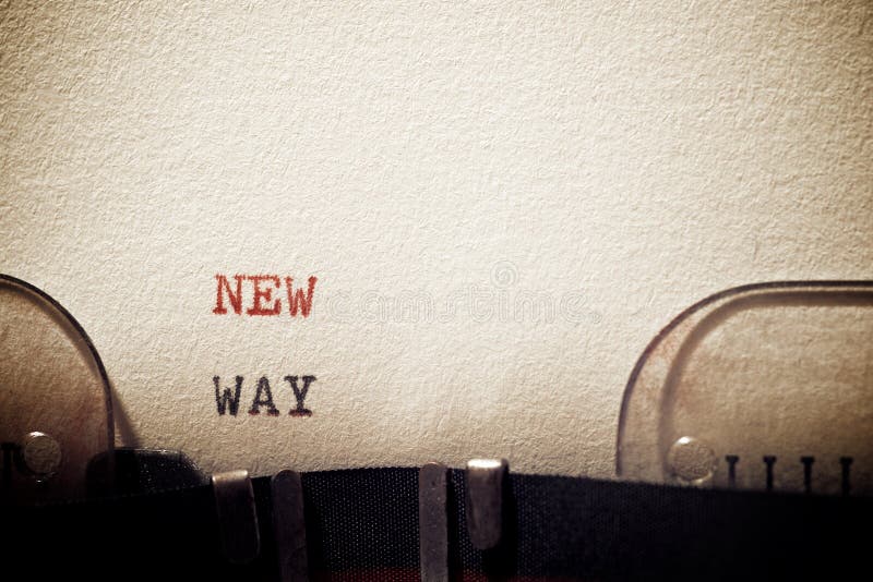 New way phrase stock photo. Image of direction, future - 206161862