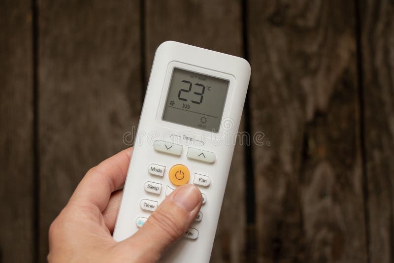 New White Air Conditioner Remote Control with Temperature Mode for Heat ...