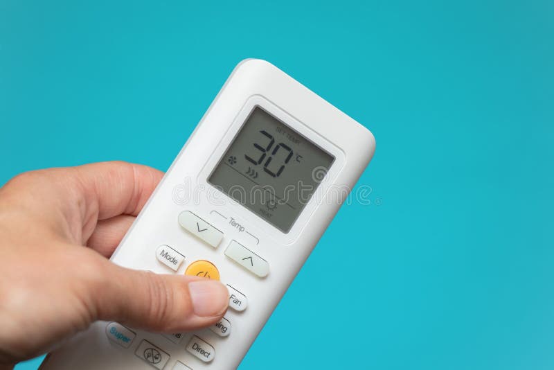 New White Air Conditioner Remote Control with Temperature Mode for Heat ...