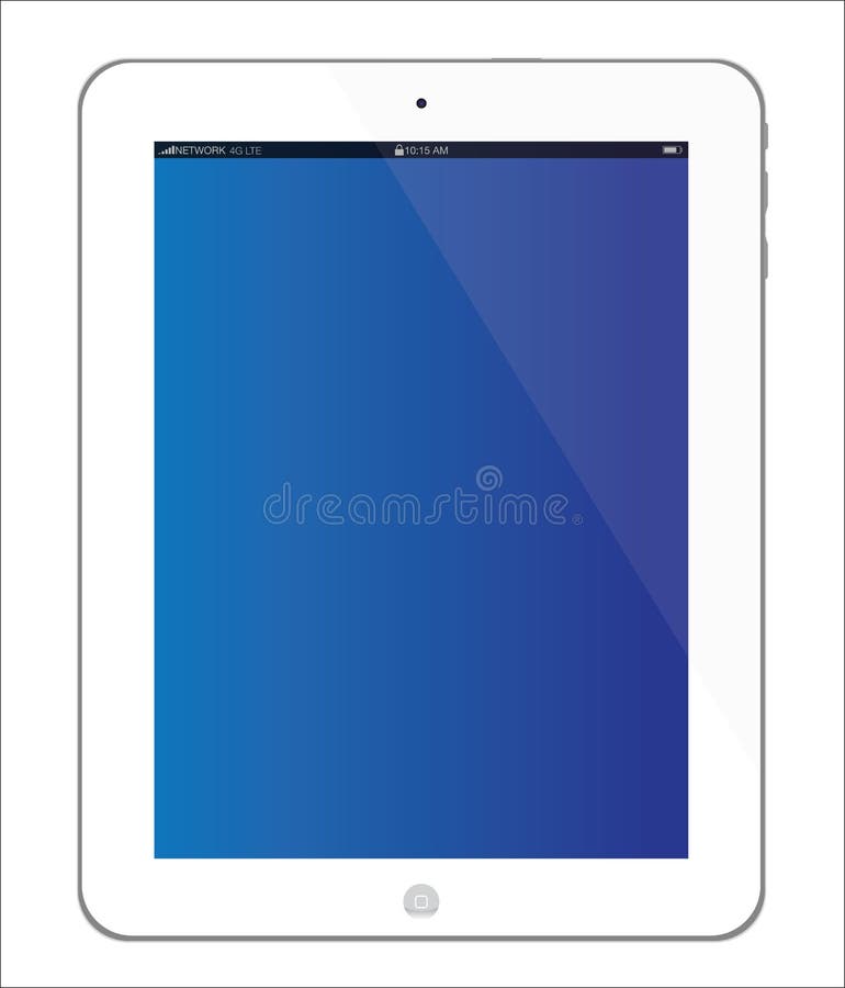 New White Apple IPad 3 Tablet Editorial Image - Illustration of ...