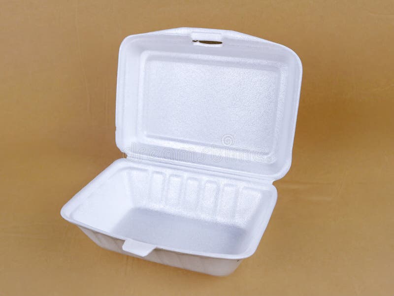 The New White Styrofoam Food Box Stock Image - Image of styrofoam ...