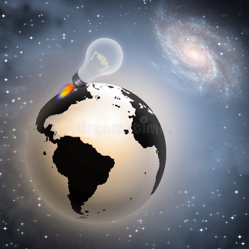 Great Ideas Can Move the World Stock Illustration - Illustration of ...