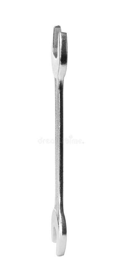 New Wrench Isolated on White. Stock Image - Image of building ...