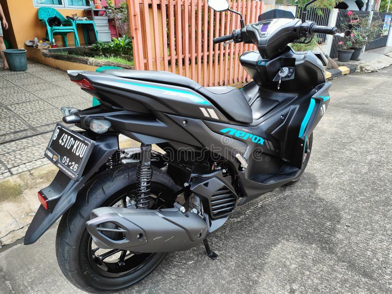 New Yamaha Aerox Black Edition 2021 Back View Editorial Photography ...