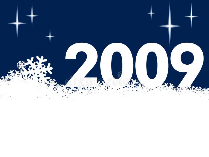 New year 2009 stock vector. Illustration of idea, couple - 6744723