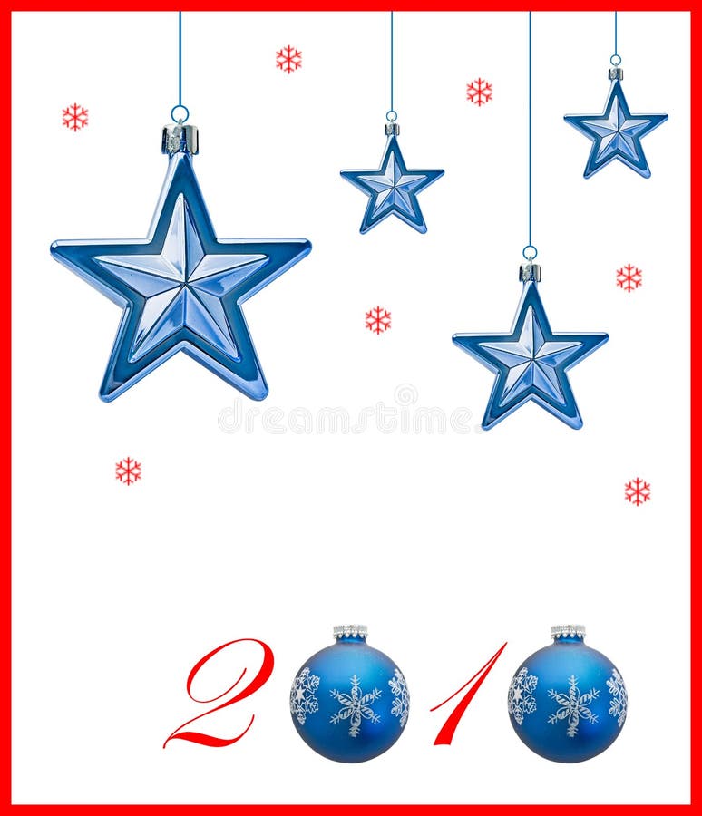 New Year 2010 stock illustration. Illustration of shiny - 11039617
