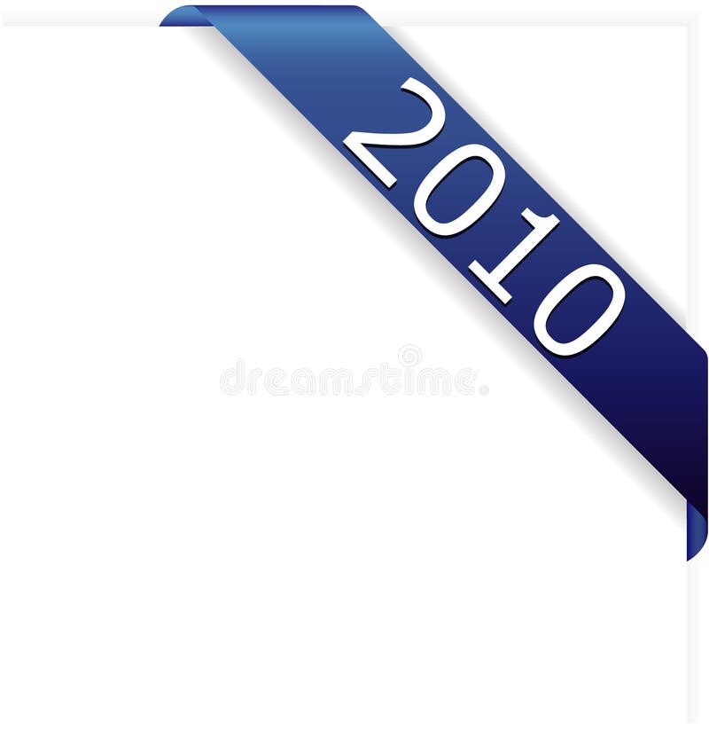 New blue corner ribbon stock vector. Illustration of badge - 11355535