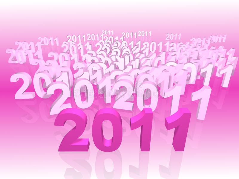 New year 2011 stock illustration. Illustration of backgrounds - 14269267