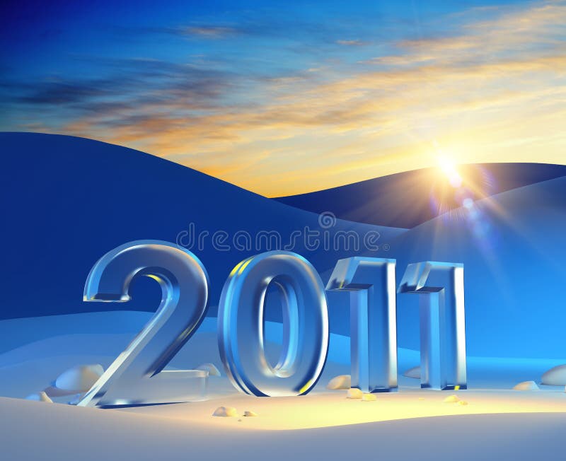 New year 2011 stock illustration. Illustration of celebrate - 16247884