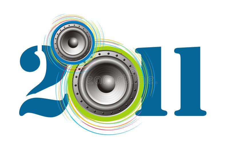 New year 2011 stock vector. Illustration of editable - 16903528