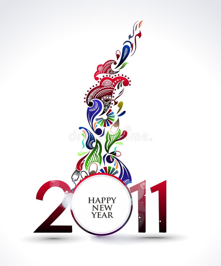 New Year 2011 : Happy Rabbit with a Large Carrot Stock Vector ...