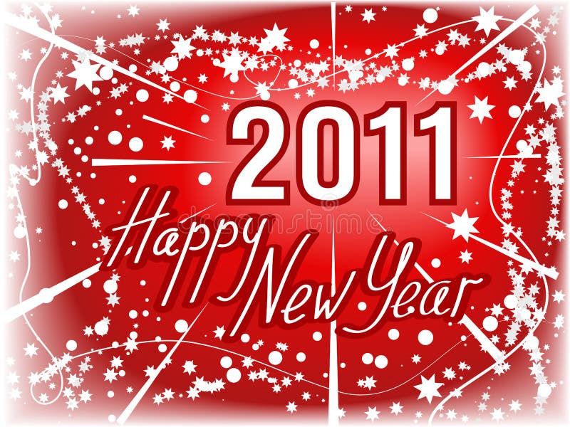 Merry Christmas and Happy New Year Greeting Card Golden Shine Foil ...